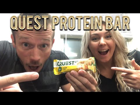 Quest Nutrition Protein Bar New! Lemon Cake REVIEW