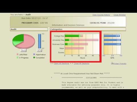 How to access and view the Dars Report