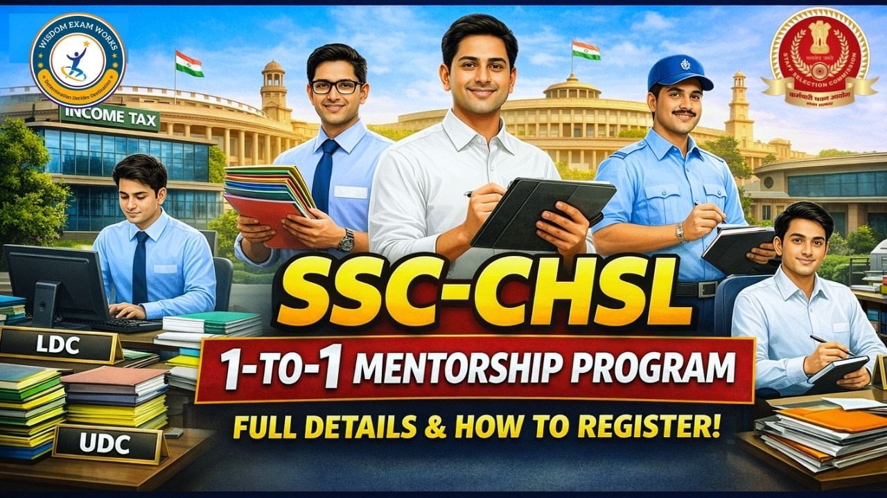 One-to-One Mentorship Programme CHSL 🗓️📝📊| Complete Details + How to Register📋 | WEW x @chandrumaths