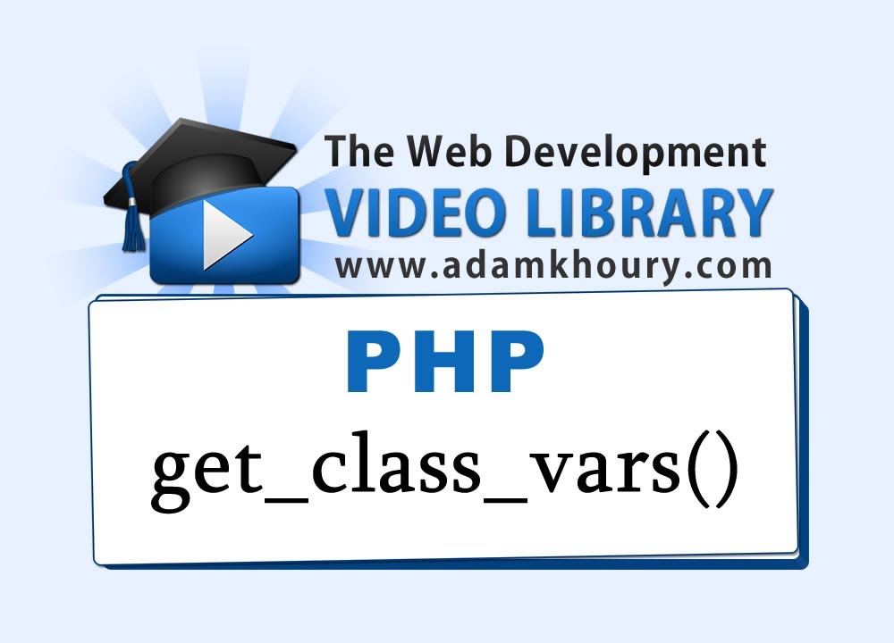 PHP Tutorial - get_class_vars() Function Object Oriented Programming OOP