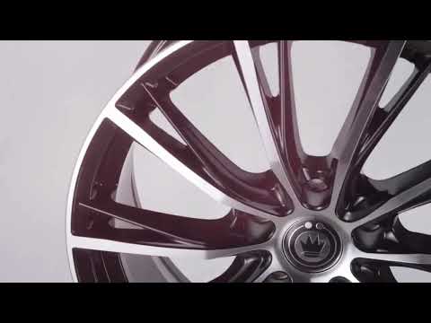 Konig 53Mb Impression Wheels Rims 18x8 5x120 Gloss Black W/ Machined ...
