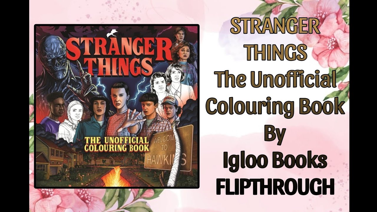 Stranger Things: The Unofficial Colouring Book By Igloo Books
