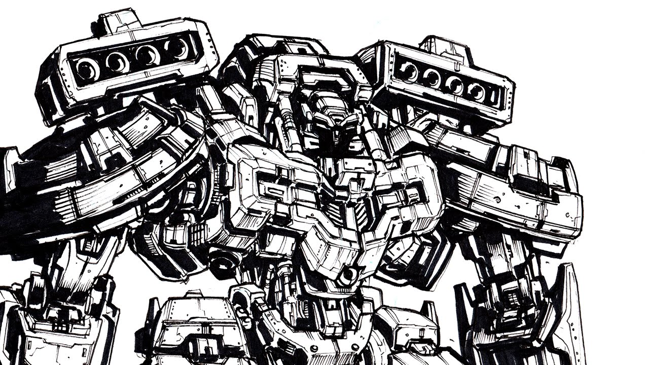 How to Draw Robots and Mecha Suits