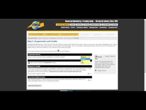 Step by step online e-file instructions for 2290Tax.com [Updated 2018]