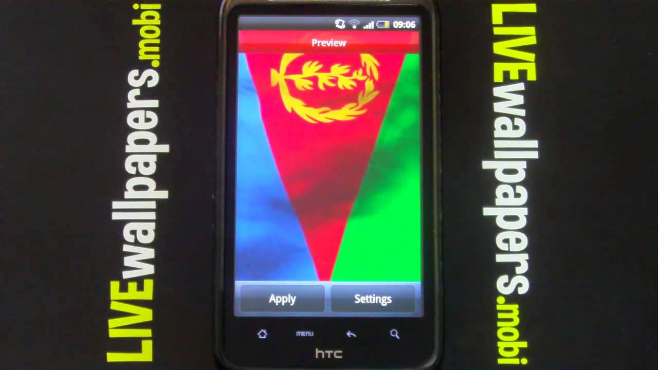 Eritrea flag live wallpaper