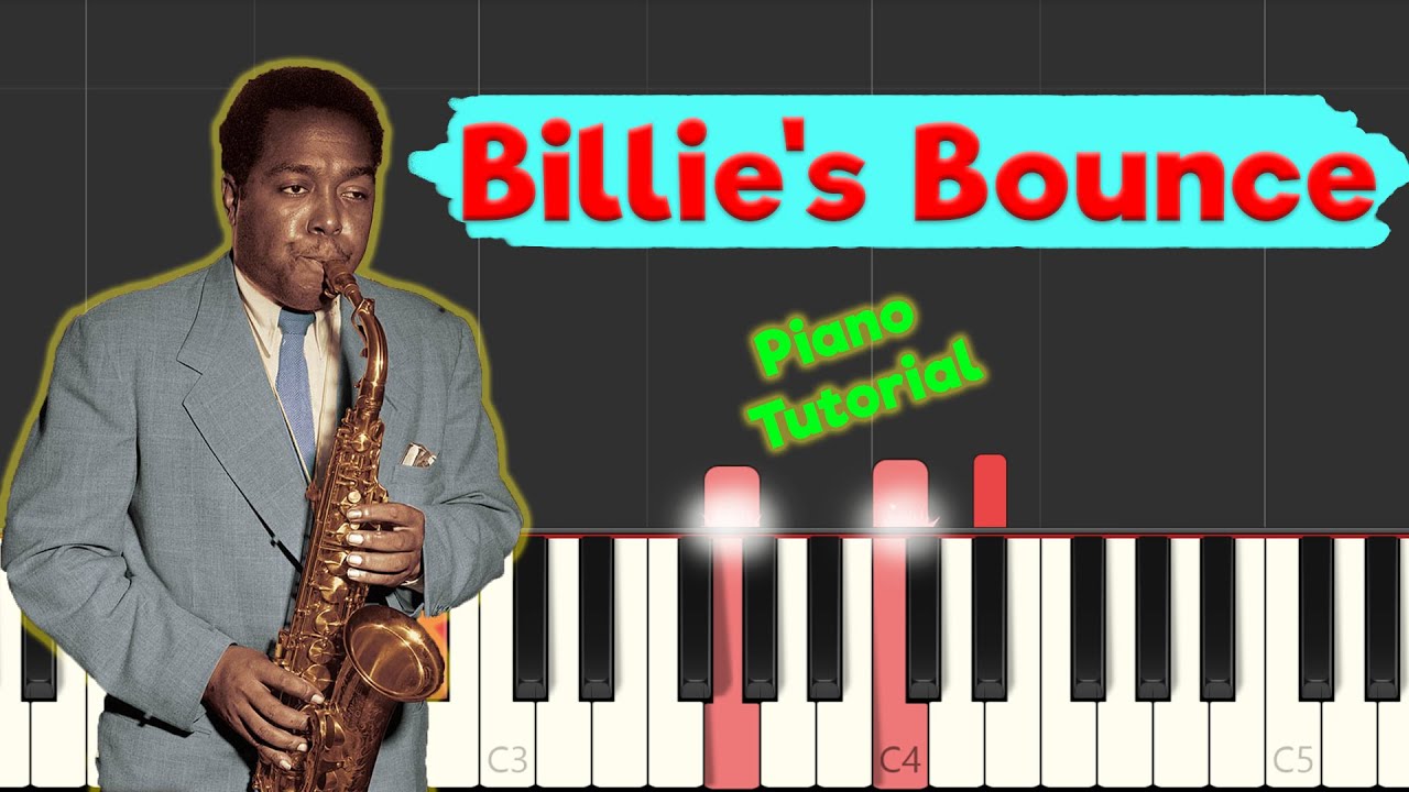 Charlie Parker - Billie's Bounce - Jazz Piano Tutorial
