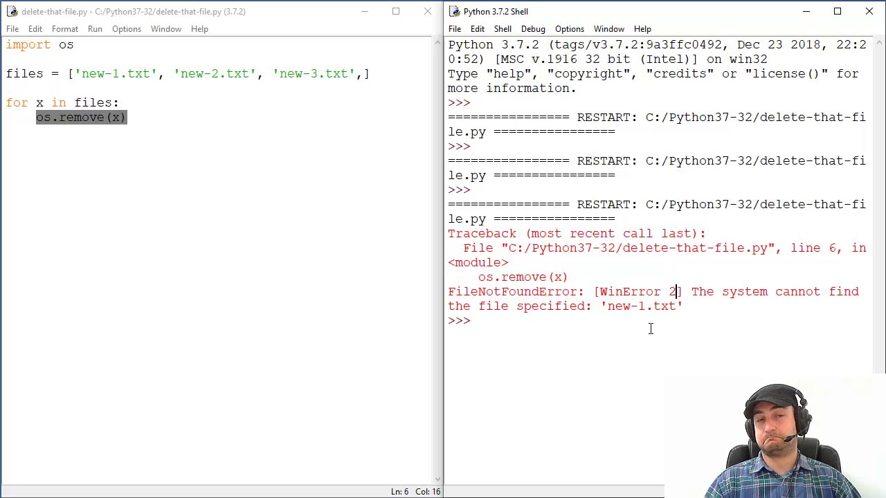How To Delete a File with Python - os.remove() Example
