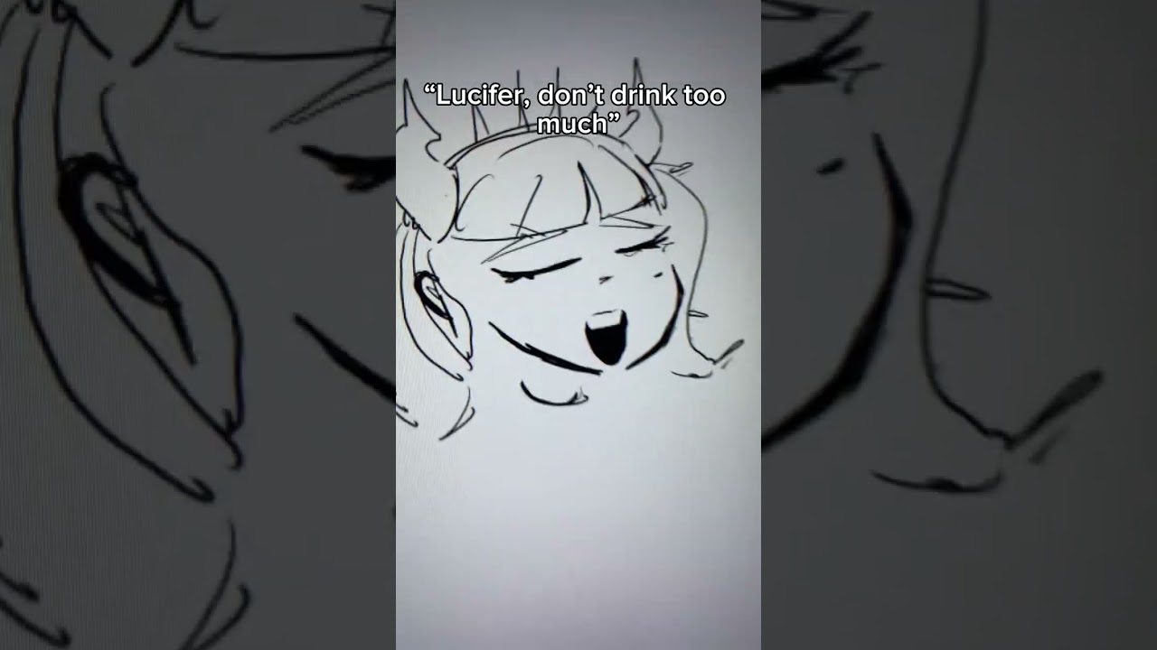 Lucifer has too much wine 🍷 #helltaker #animatic #arttrend #shorts