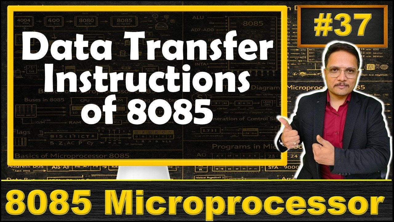 Data Transfer Instructions in Microprocessor 8085 | Examples