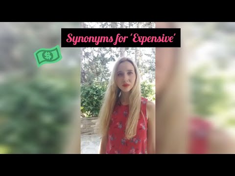 Synonyms for 'expensive' #english #learnenglish