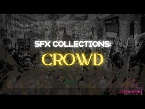 Unity Asset Store SFX Collections: Crowd preview