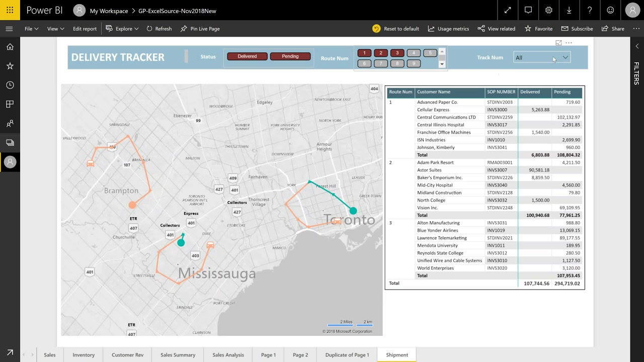 Tracker Visualization