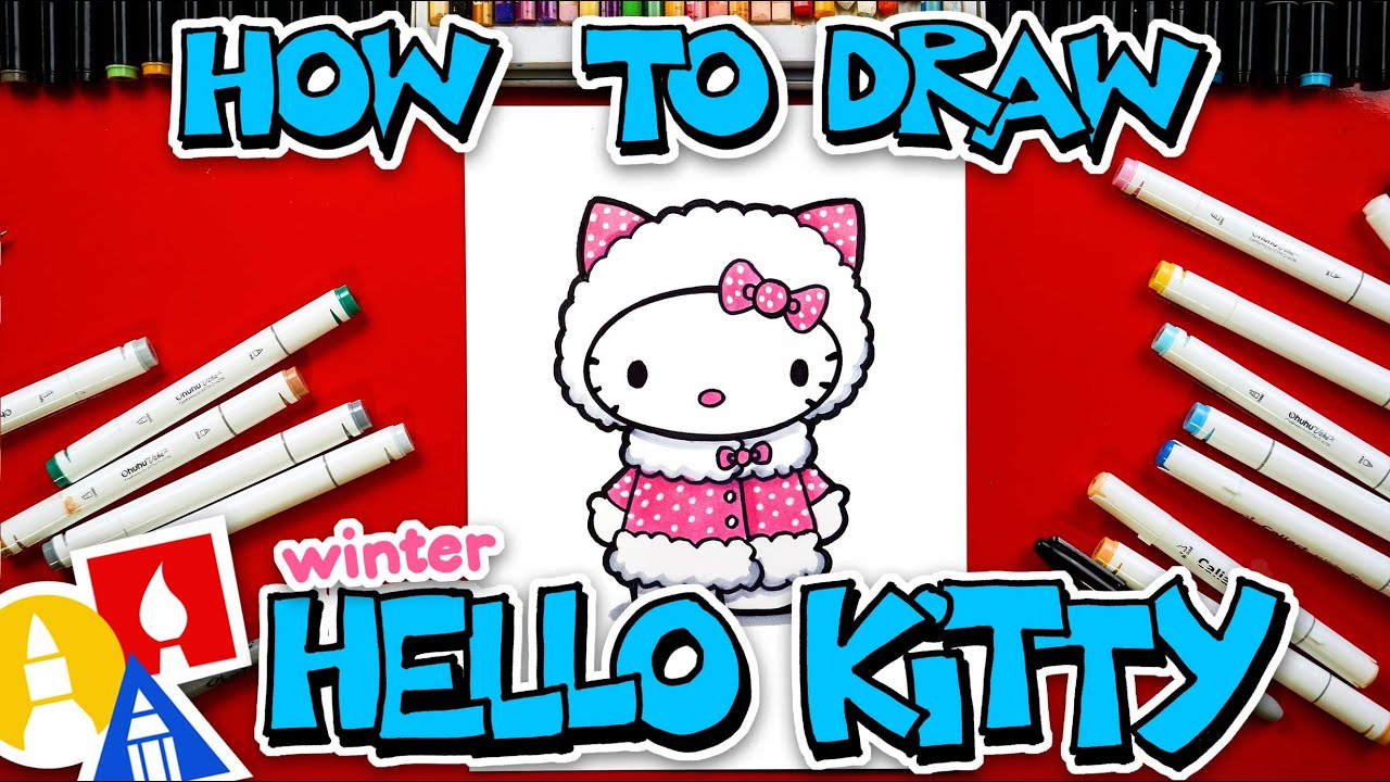 How To Draw Winter Hello Kitty