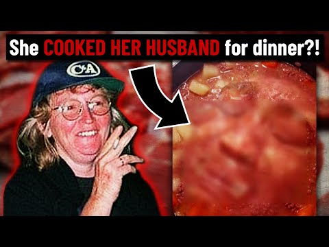 She COOKED her husband then fed him to his kids?!