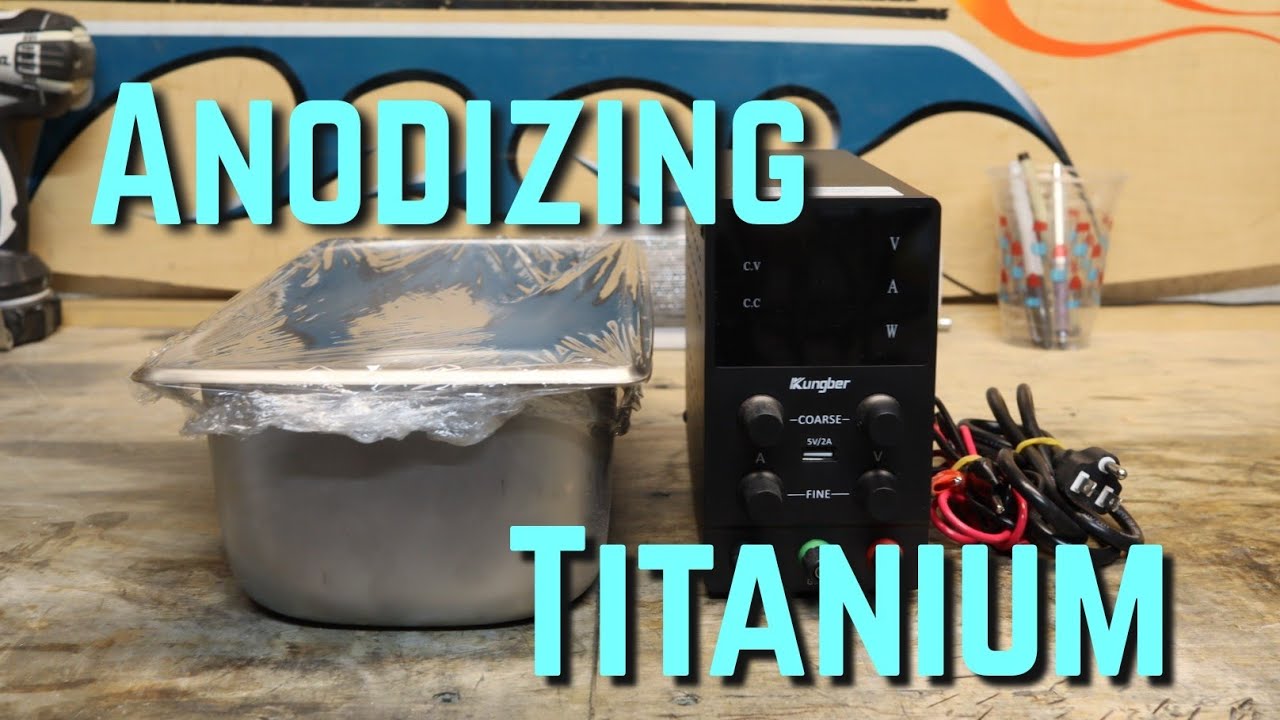 How - To - Anodize Titanium(Test Run/Experimenting)!!! #colors