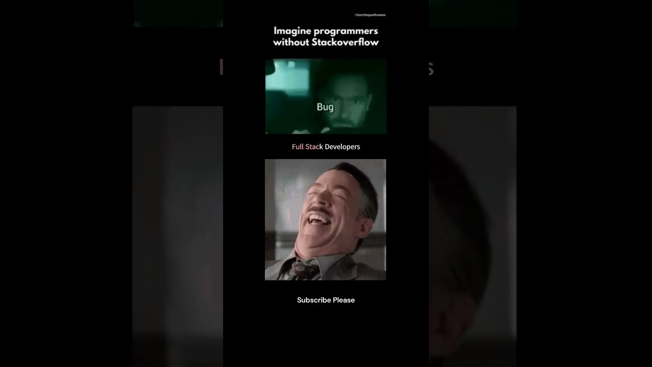 Imagine programmer without stack overflow | Full Stack Developers #developermemes #stackoverflow