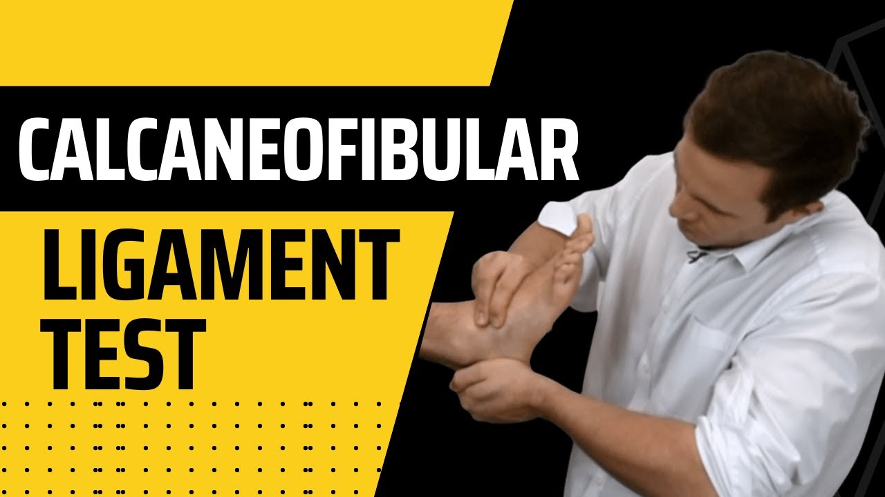 Calcaneofibular Ankle Ligament Stress Test Video Demonstration.