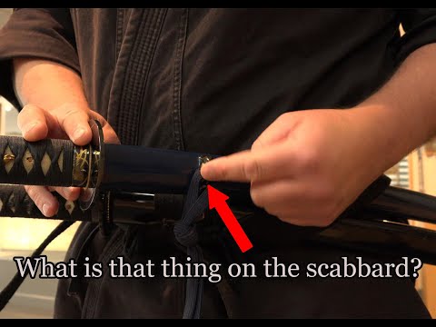 Samurai Sword Questions: What is that thing on the scabbard?