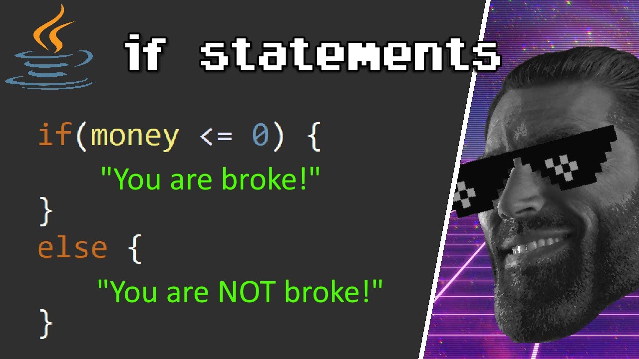 Java if statements 🚧【6 minutes】