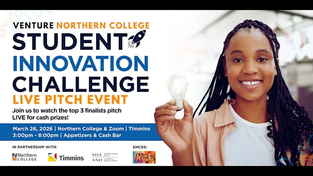 Venture Northern College: Student Innovation Challenge Live Pitch Event
