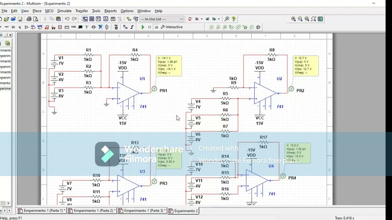 practica #2 lab.electronica 2