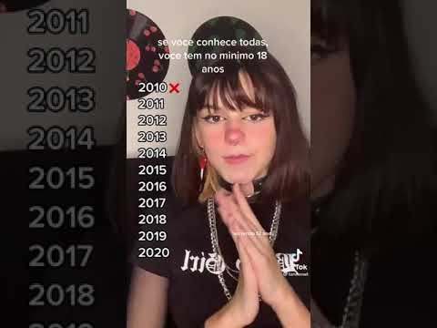 se você conhece essas todas as músicas você tem mais de 18 anos