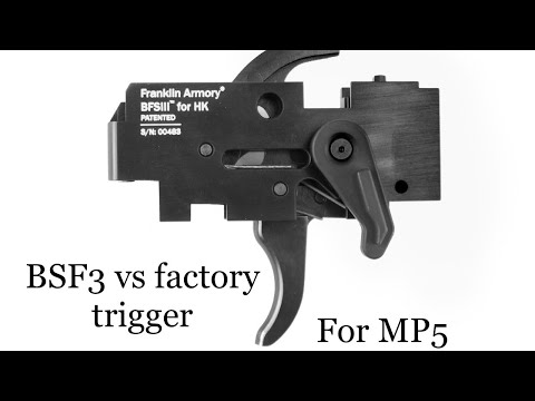 Franklin binary trigger for MP5 vs factory