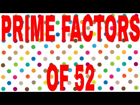 Prime factors of 52