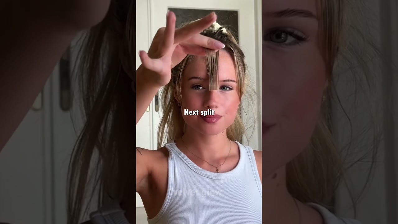 ✂️ How to Cut Your Own Bangs at Home 💇‍♀️ Easy Tutorial