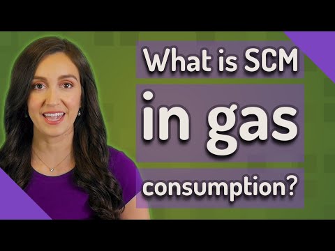 What is SCM in gas consumption?