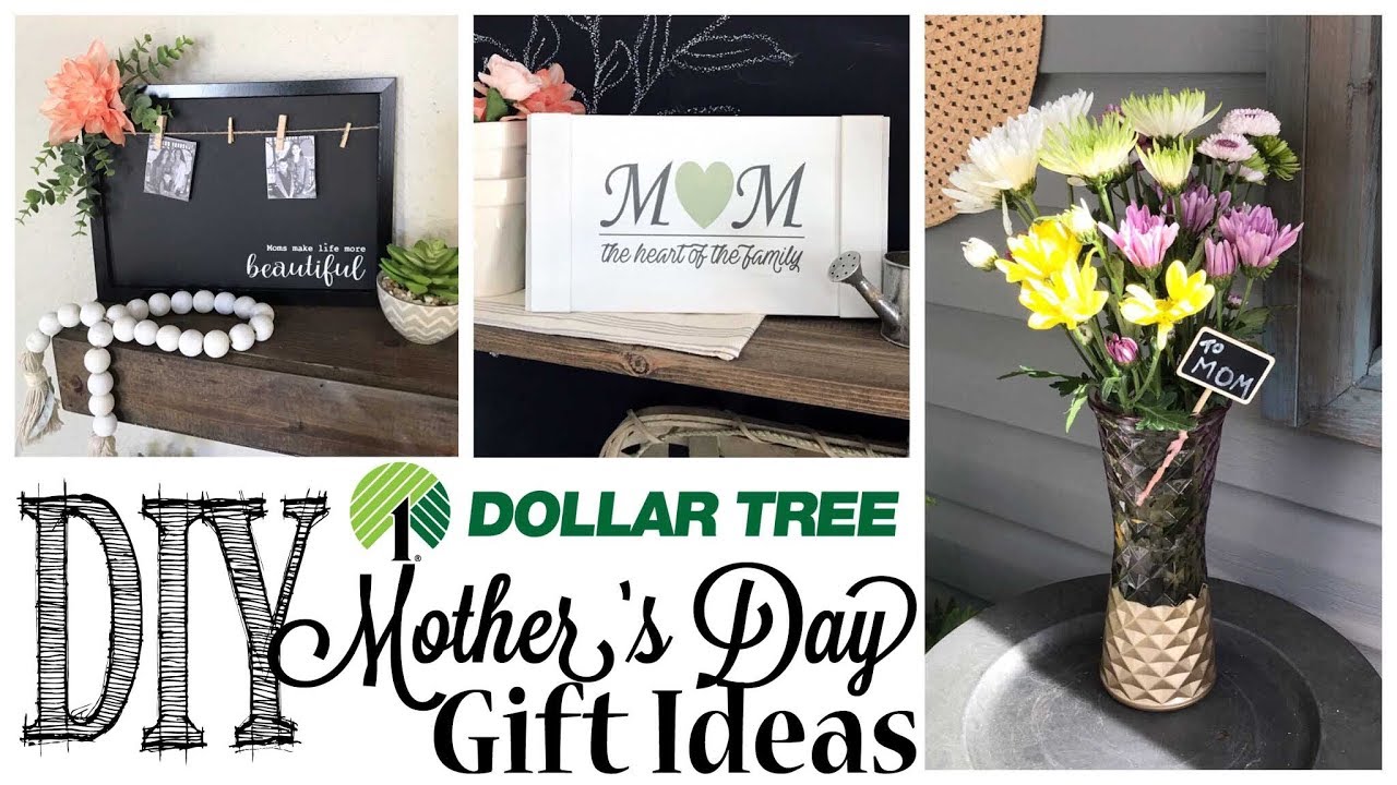 DIY Dollar Tree Mother's Day Gift Ideas | 3 PROJECTS!