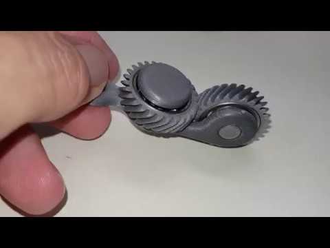 Download free STL file Keychain helical gear • 3D printing model ・ Cults