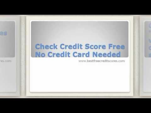 Check Credit Score Free No Credit Card Needed