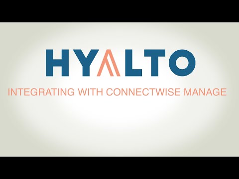 Integration with Connectwise Manage