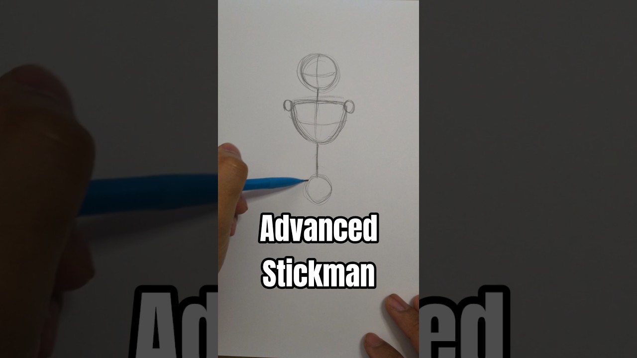 How to Draw Stickman #art #drawing