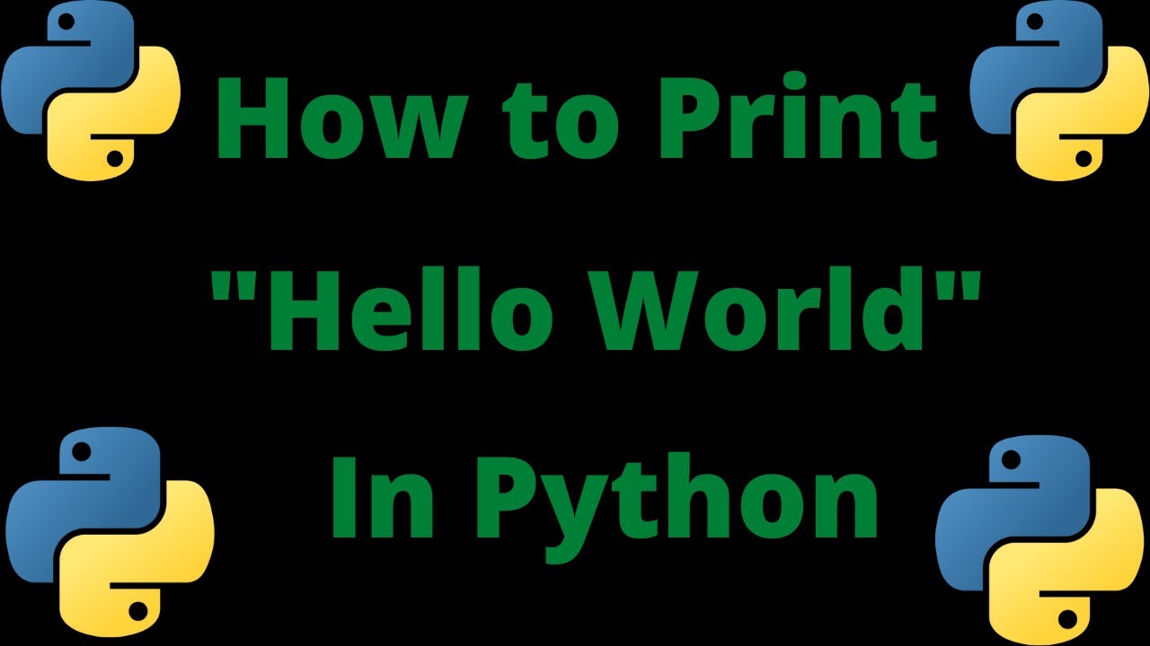 Python program to print 