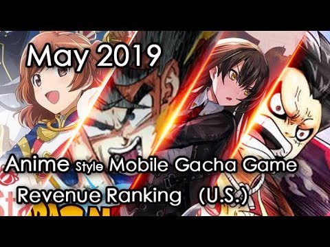 May.2019 Anime Mobile Gacha game Revenue Review (U.S. Region)