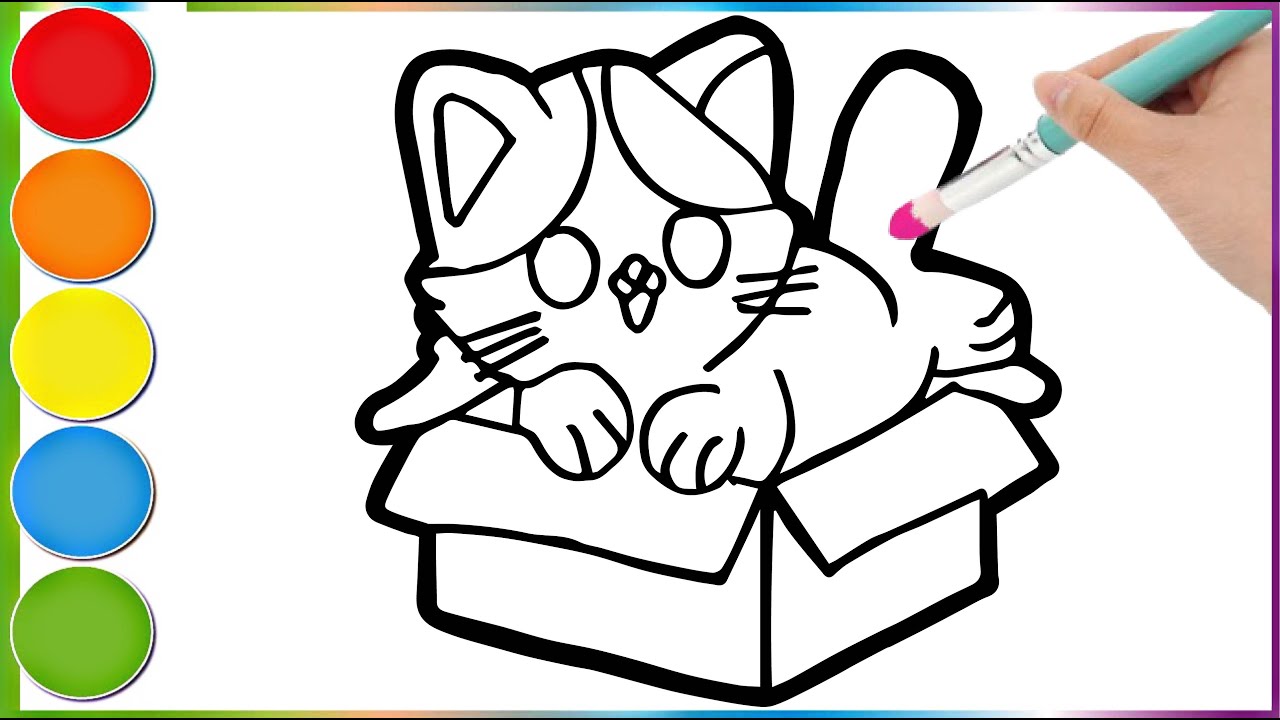 Cat Coloring Pages: A Purr-fectly Fun Activity with Big Marker Coloring for Kids