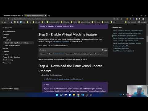 How to Install WSL2 & Ubuntu Linux on Windows 11 (non system drive)
