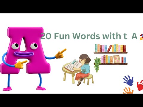 20 Amazing Words Starting with ‘A’! 🚀 | Fun Alphabet Learning for Kids!!