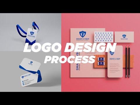 Brand Identity Design | Designing a Cyber Security Logo . Design vlog - 01