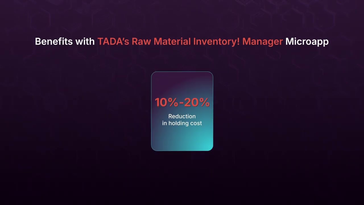 Introducing TADA's RM Inventory! Manager Microapp