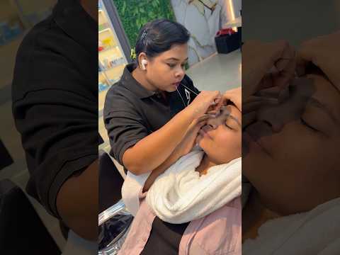 Today AK Glam Unisex Salon ❤️ #shorts #ytshorts #ytstudio #trending #eyebrows #hairstyle #love