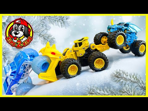 Monster Trucks In SNOW βοΈ ULTIMATE Monster Jam GARAGE & FREESTYLE ARENA βοΈ COMPILATION