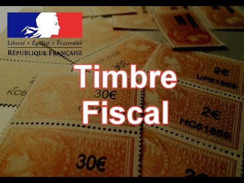 Achat d'un timbre fiscal - France