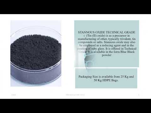 Tin Oxide - Stannous Oxide Latest Price, Manufacturers & Suppliers
