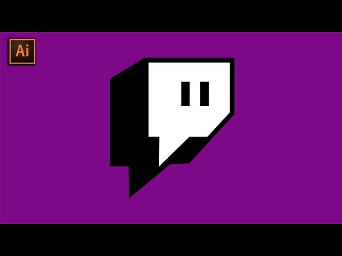 HOW TO DRAW TWITCH LOGO || ILLUSTRATOR || MPLUS
