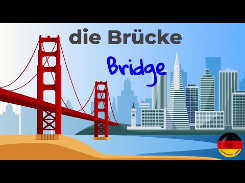How to pronounce Bridge in German | die Brücke