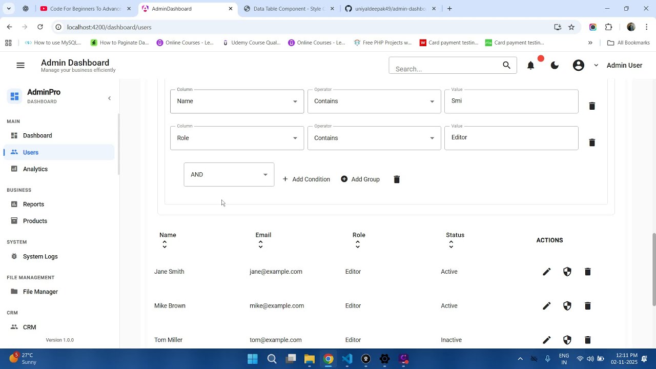 Complete Data Table Component Guide | Angular 20 + Material Design 3 | 29+ Properties Explained