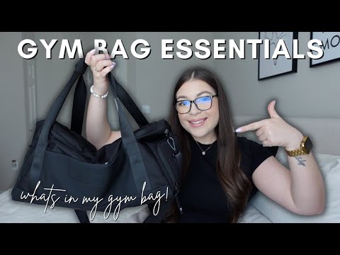 WHATS IN MY GYM BAG 2023 | my gym bag must haves & essentials | gymshark everyday gym bag tour!
